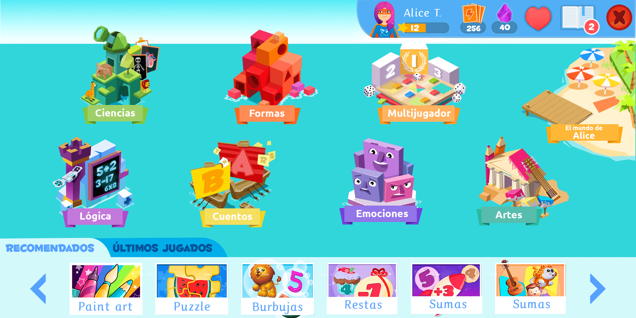 El interior de Smile and Learn